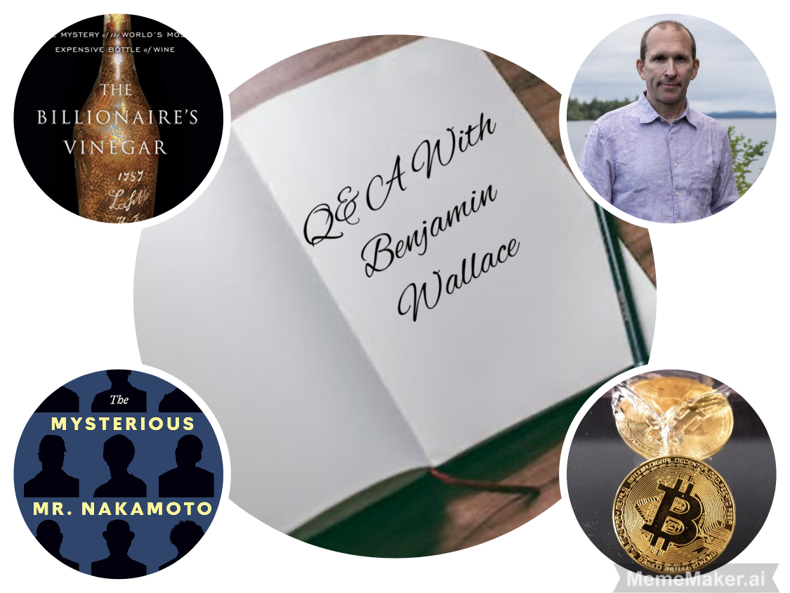 Q&A With Benjamin Wallace - Book Notions